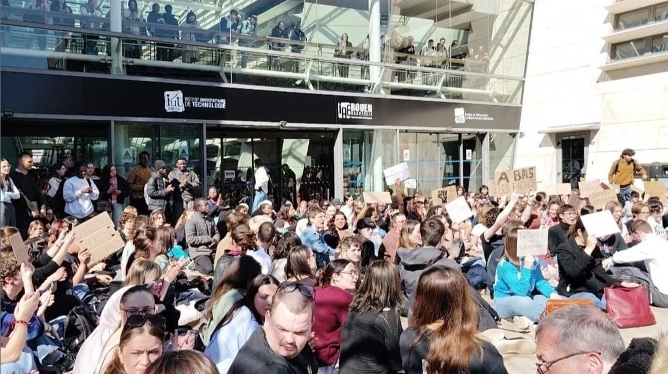 À Rouen, la fac Pasteur mobilisée contre le racisme ! | L’Anticapitaliste